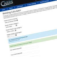 EMS - Engineering Maintenance Solutions - Online Weld Calculator